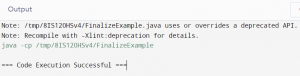 Finalize() Method in Java: Uses and Examples