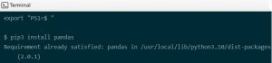 How to Install Pandas in Python? - Hero Vired
